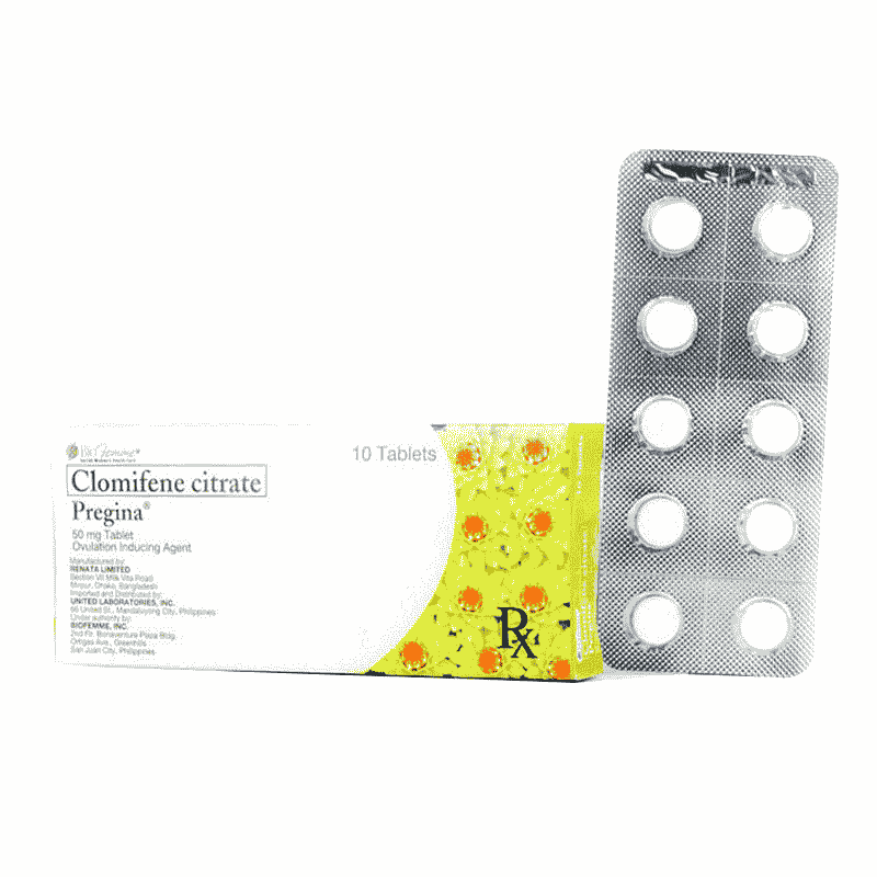 PREGINA Clomifene Citrate 50mg Tablet 1's price in the Philippines ...